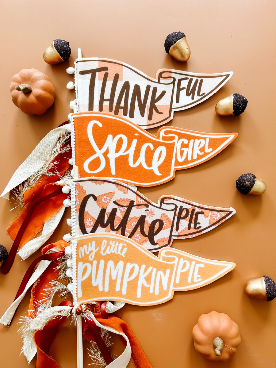 Thanksgiving Pennant Flag – Goldie Letter Co