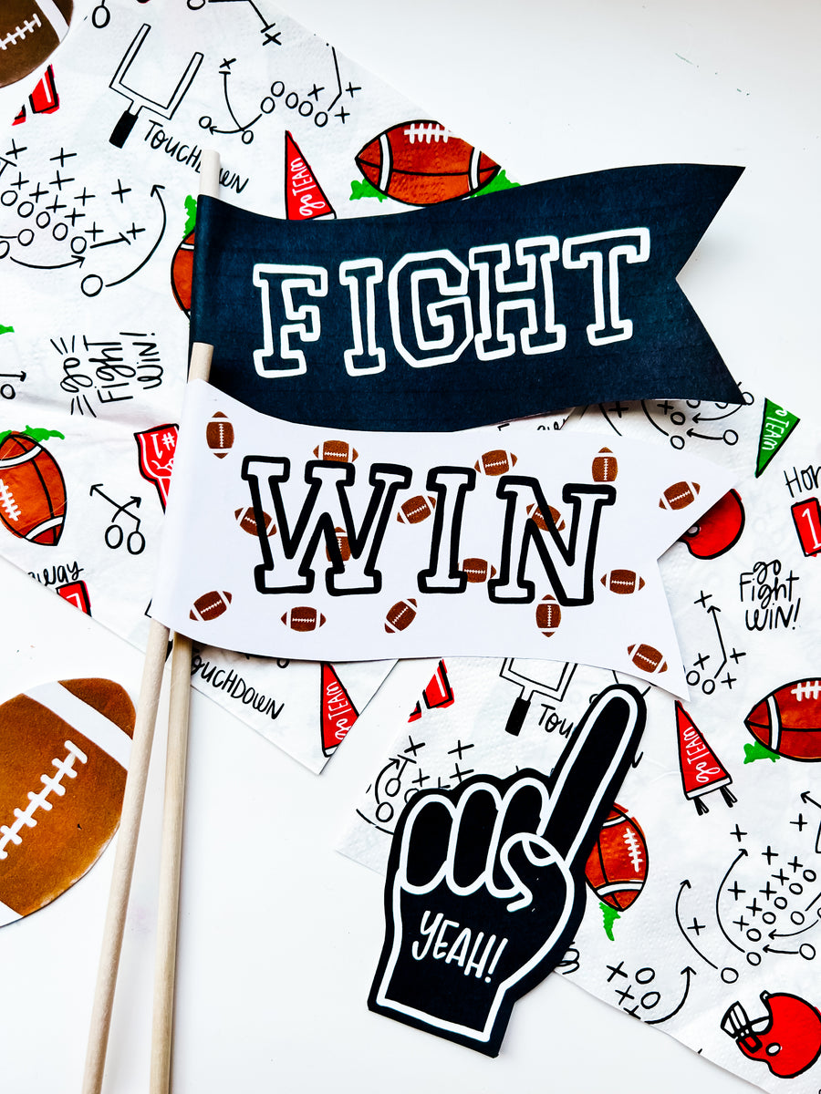 Football Flag Printables #2 – Goldie Letter Co