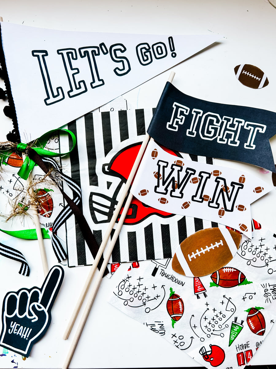 Football Flag Printables #2 – Goldie Letter Co