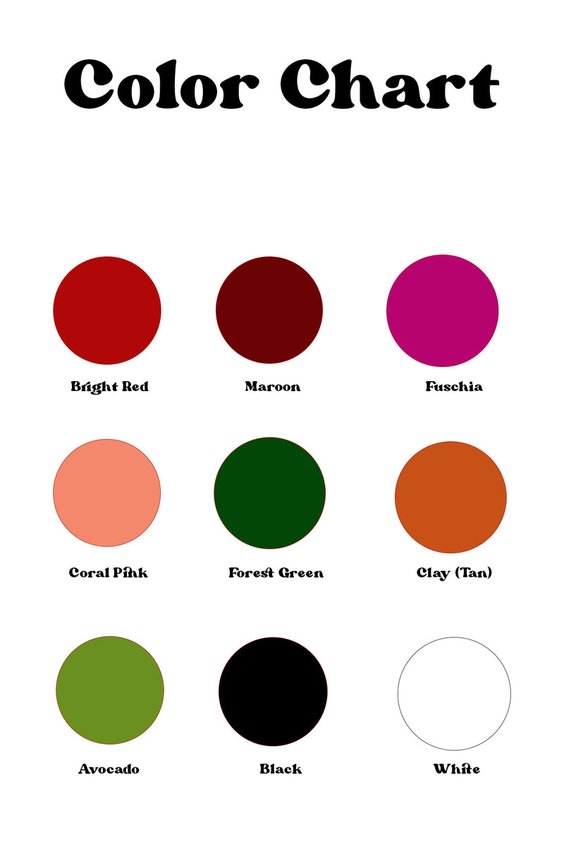 Felt Name Tags – Goldie Letter Co