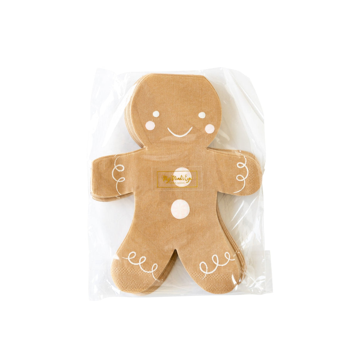 Gingerbread Man Napkin – Goldie Letter Co