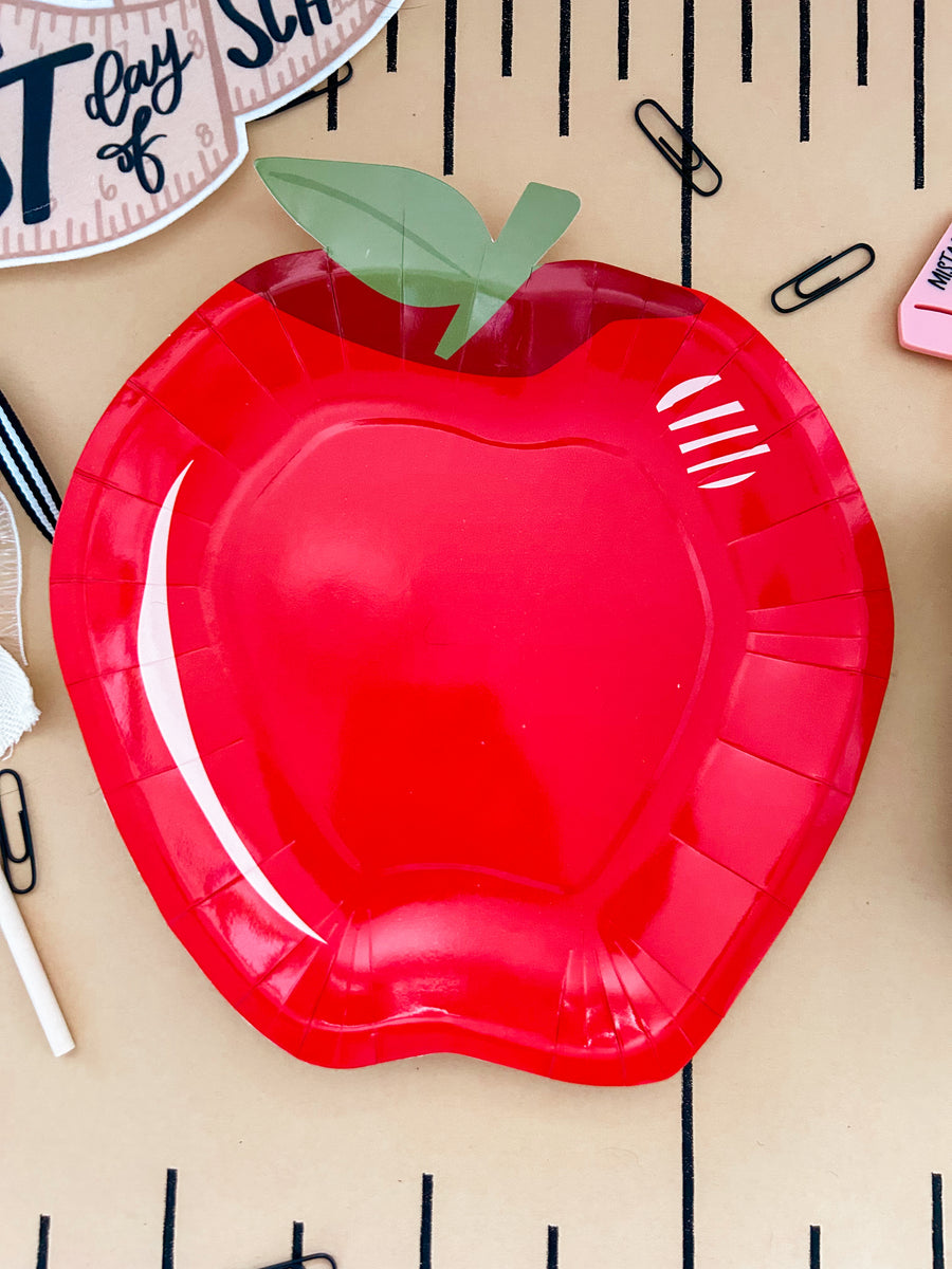 Apple Paper Plate – Goldie Letter Co