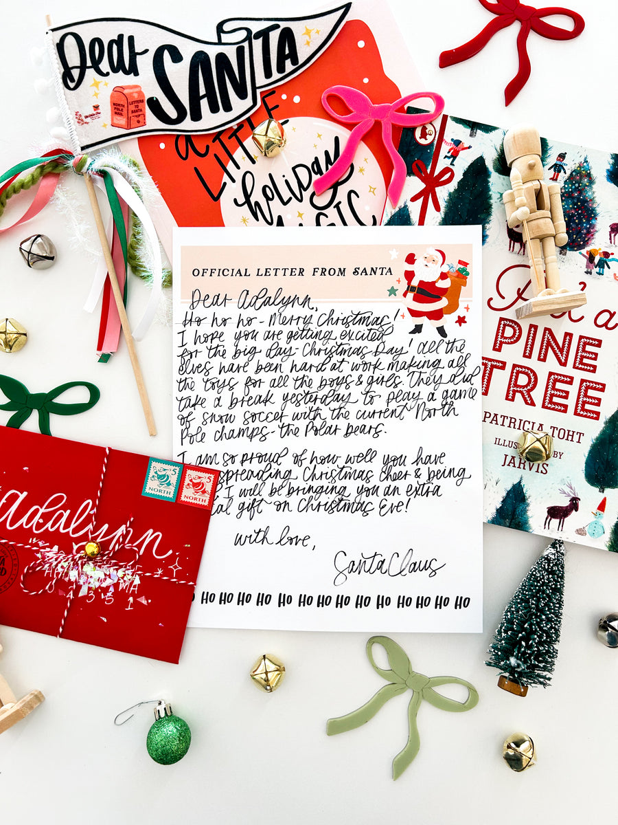 Personalized Santa Reply Letter – Goldie Letter Co