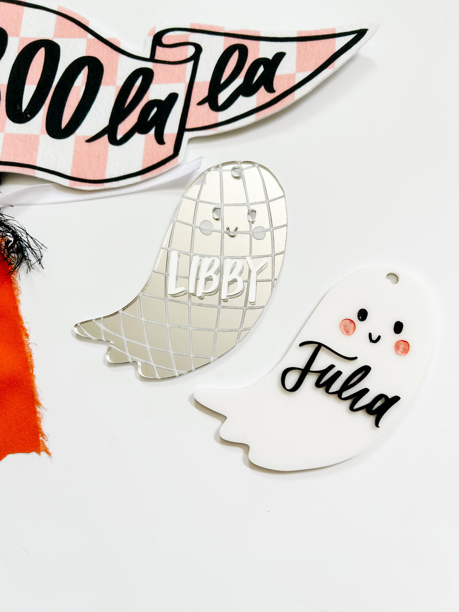 Ghost Name Tag – Goldie Letter Co
