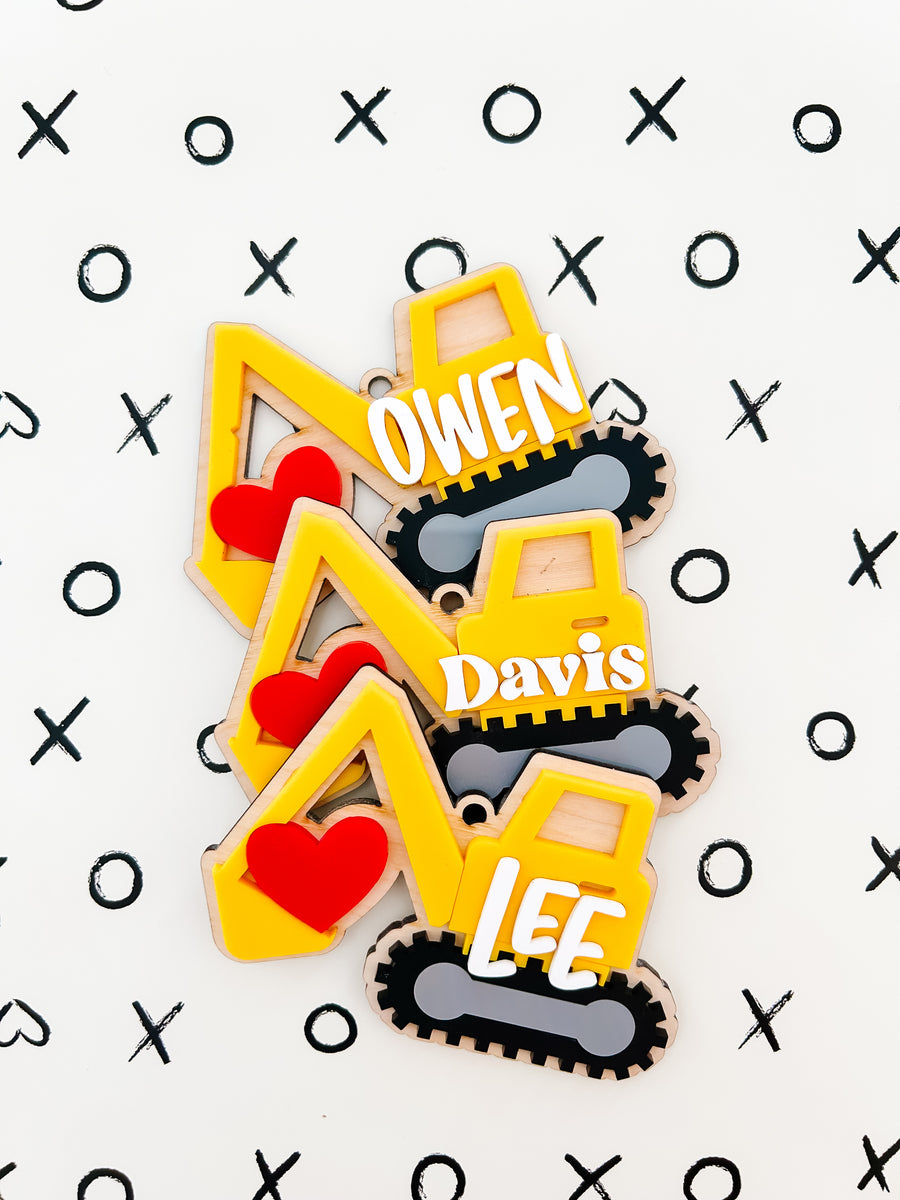 Valentine's Truck Name Tag – Goldie Letter Co