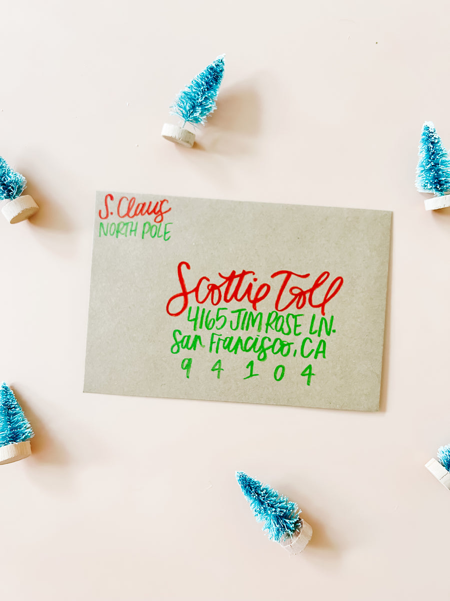Custom Santa Reply Letter – Goldie Letter Co