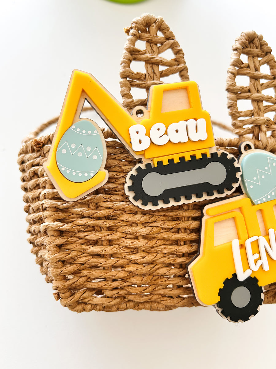 Easter Truck Name Tag – Goldie Letter Co