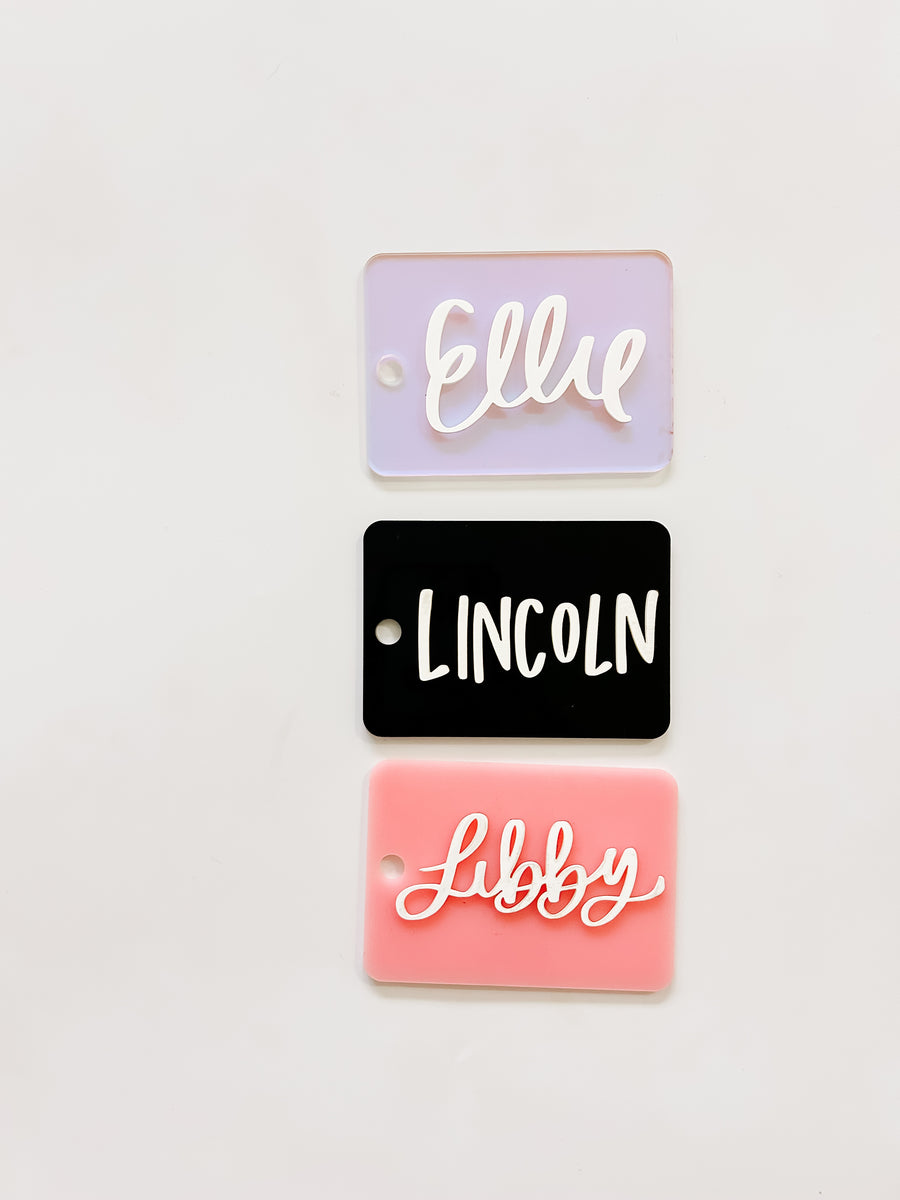 NYE Acrylic Name Tags – Goldie Letter Co