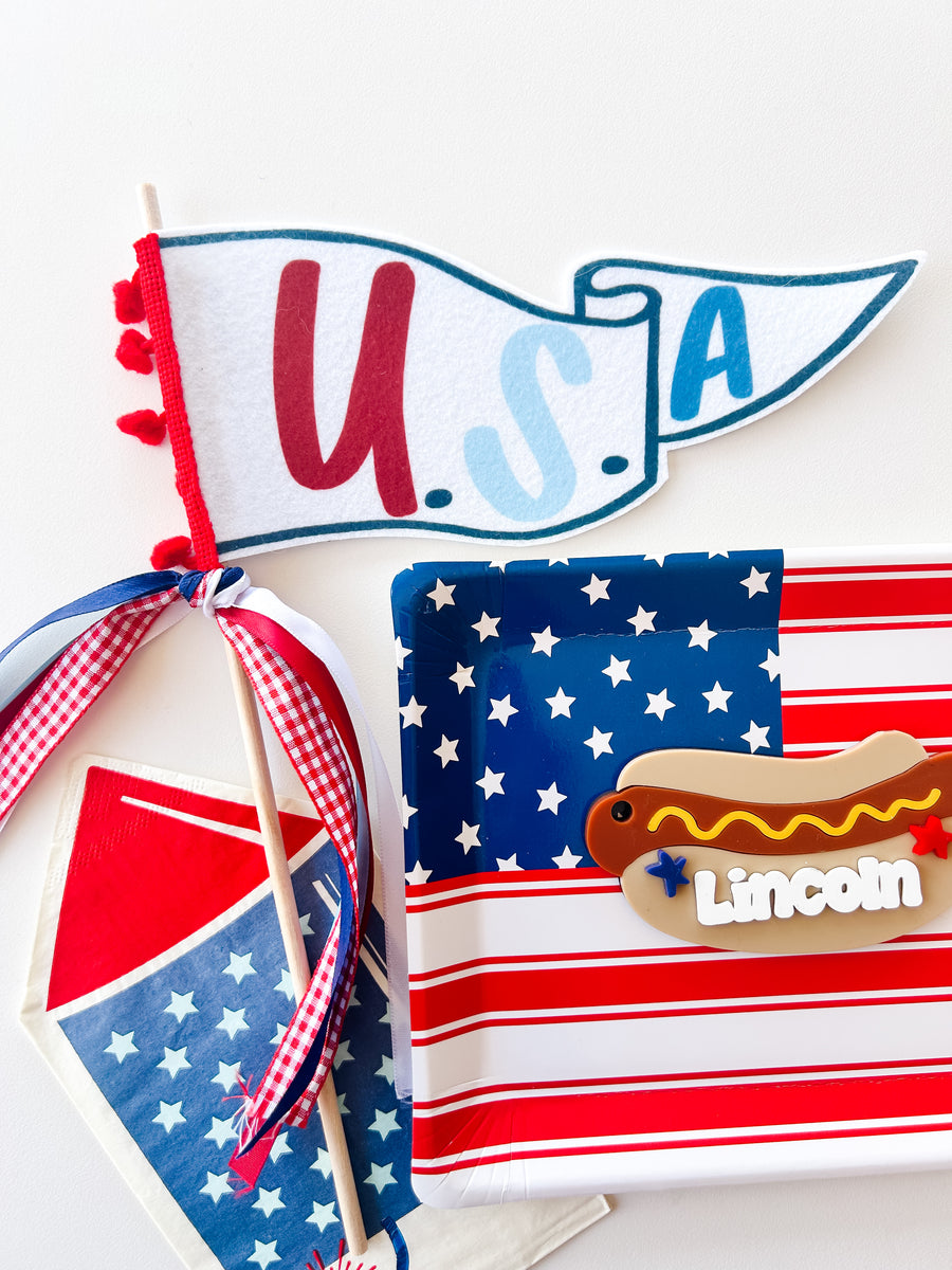 Hot Dog Tag – Goldie Letter Co