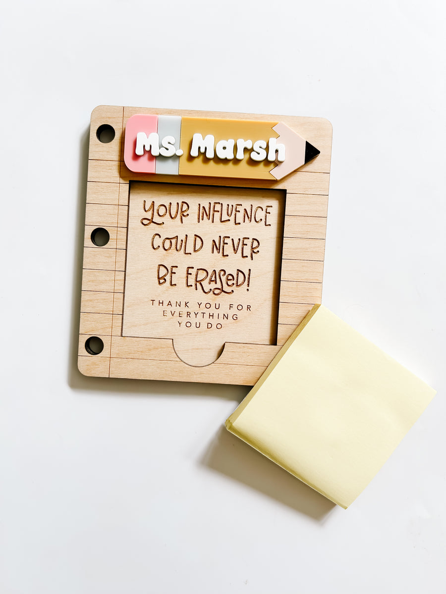 Pencil Post-it Note Holder – Goldie Letter Co