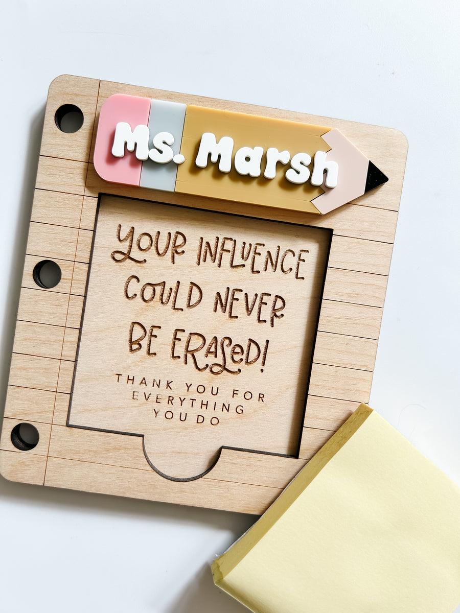 Pencil Post-it Note Holder – Goldie Letter Co