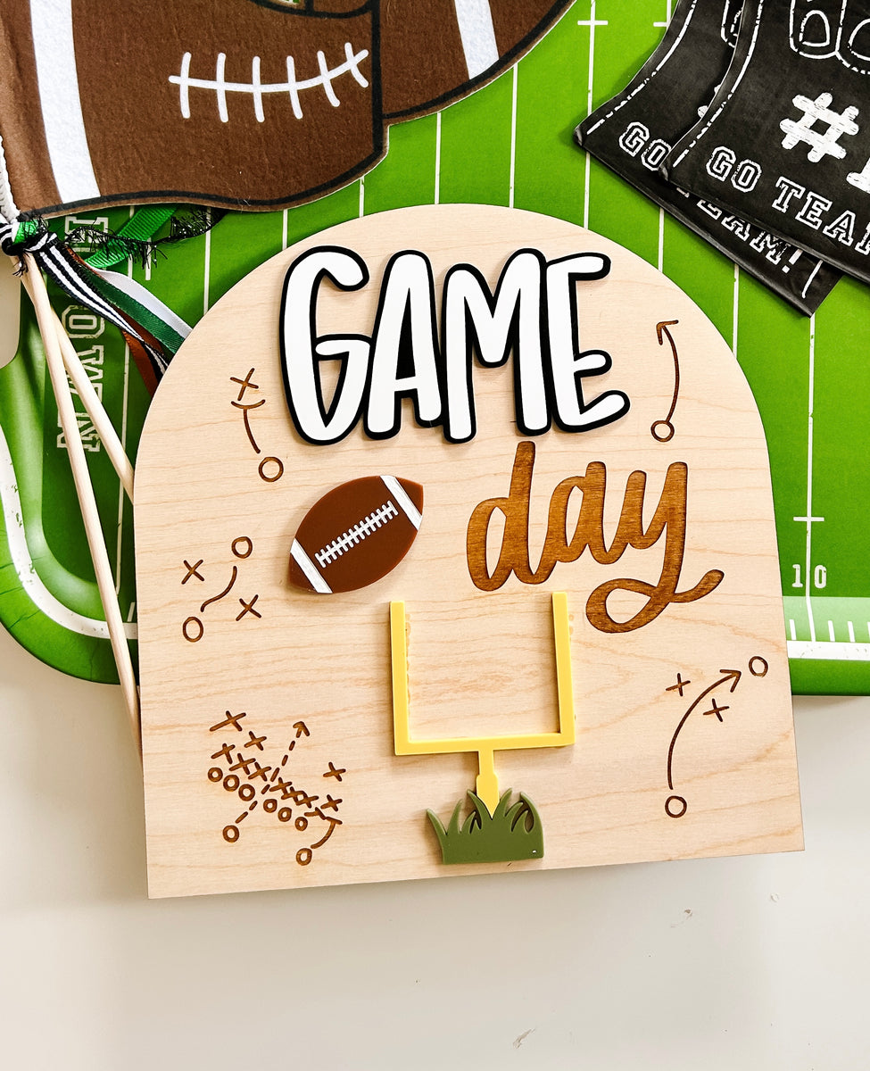 Game Day Shelfie Sign – Goldie Letter Co