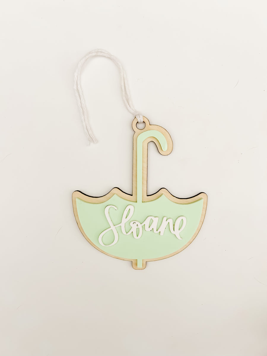 Umbrella Name Tag – Goldie Letter Co