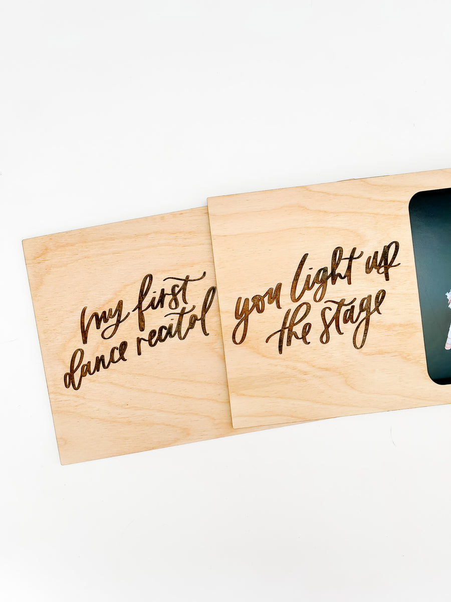 Dance Recital Picture Frame – Goldie Letter Co