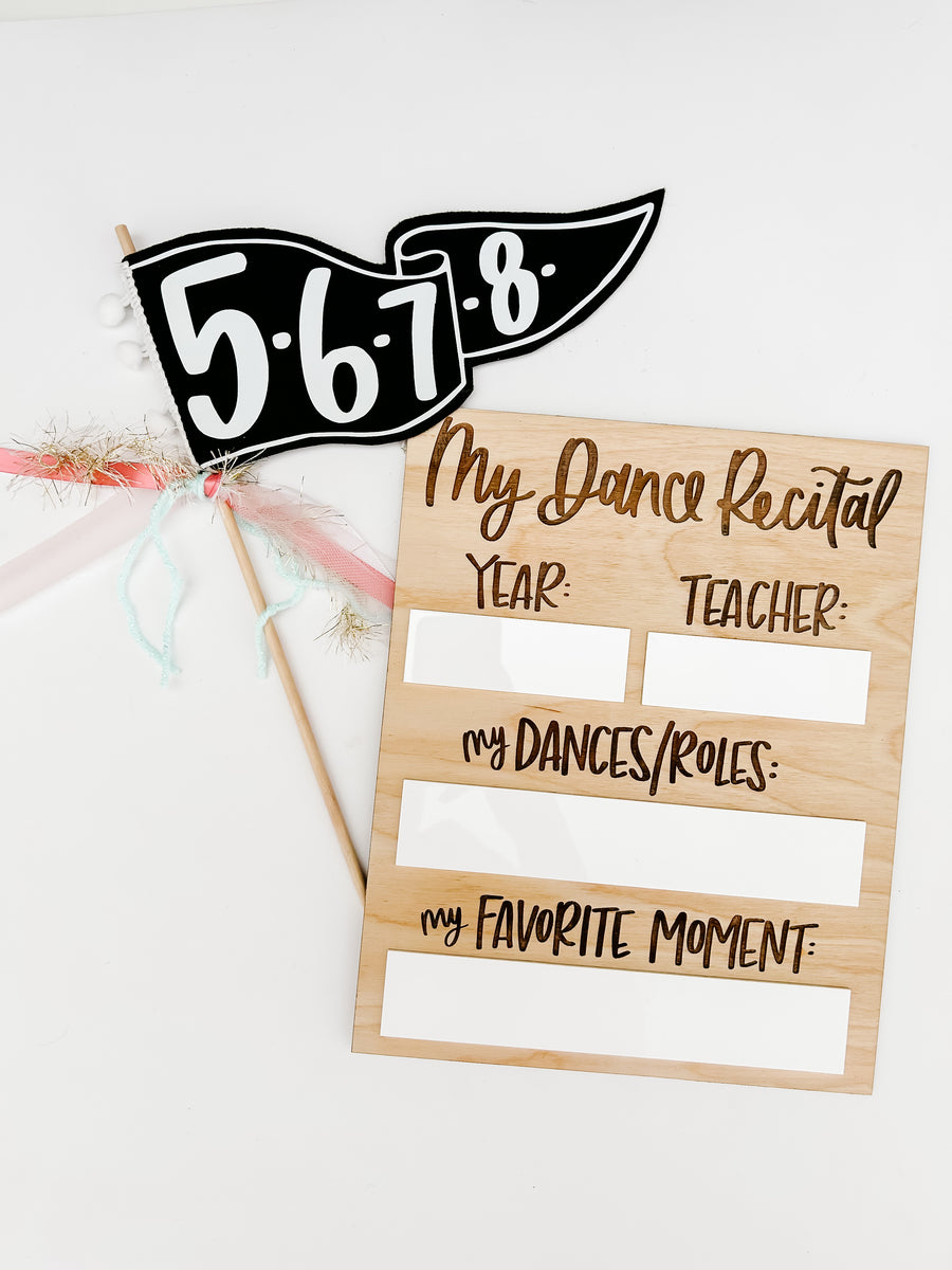 Dance Recital Sign – Goldie Letter Co