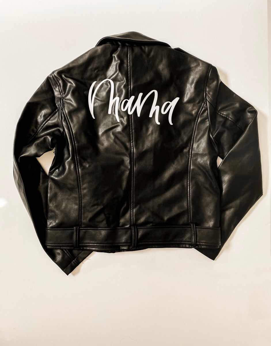 Custom Leather Jacket – Goldie Letter Co