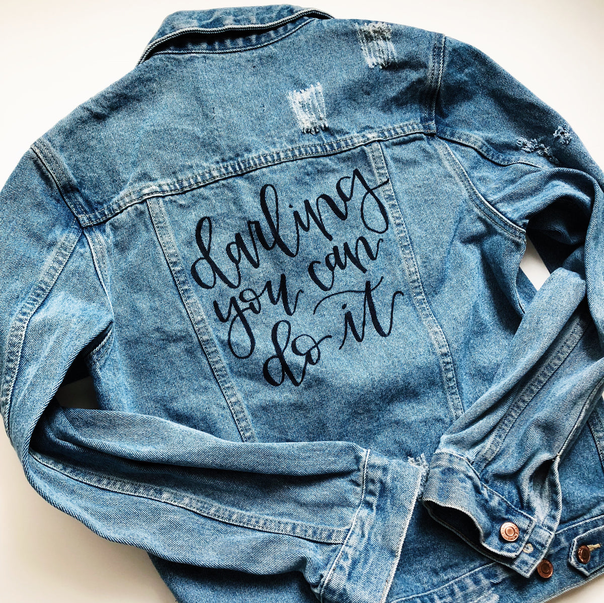 Customize Your Jean Jacket – Goldie Letter Co