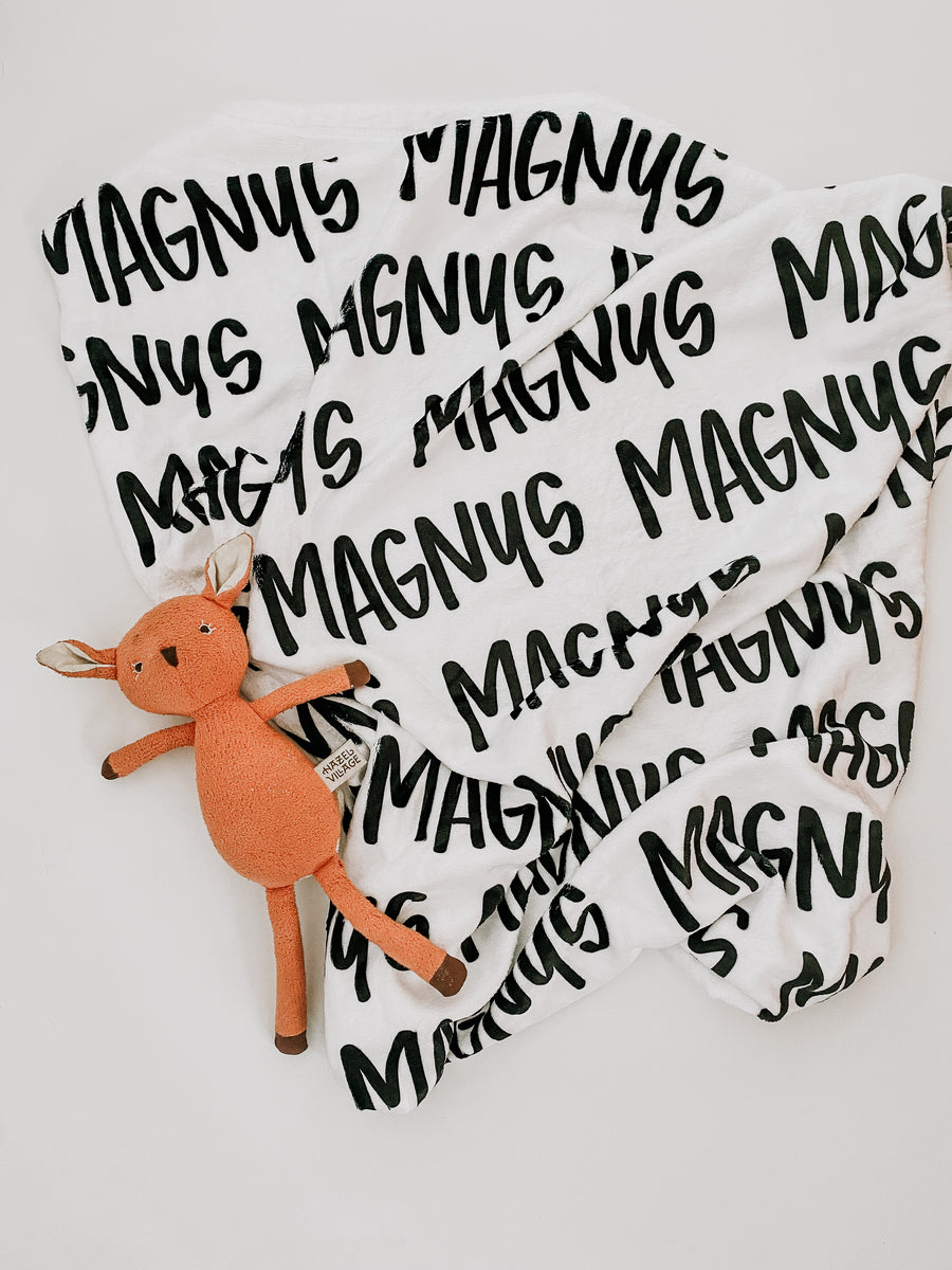 Name Blanket – Goldie Letter Co